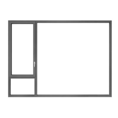 China Folding Screen Solution Energy Aluminium Casement Window with Level 8 Air Tightness for sale
