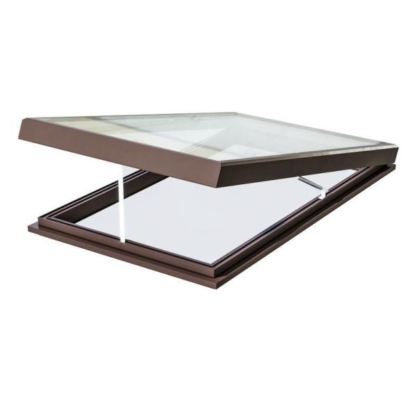 Quality Level 6 Water Tightness Horizontal Opening Pattern Skylight Windows for Your for sale
