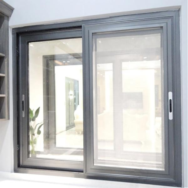 Quality Soundproof Hurricane Impact Thermal Break Double Glazed Aluminium Alloy Sliding for sale