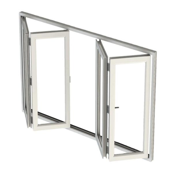 Quality Bedroom Aluminium Folding Windows with Modern Process and Thermal Break at for sale