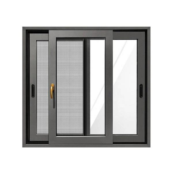 Quality Interior Noiseless Folding Screen Aluminum Sliding Glass Windows with Customized for sale