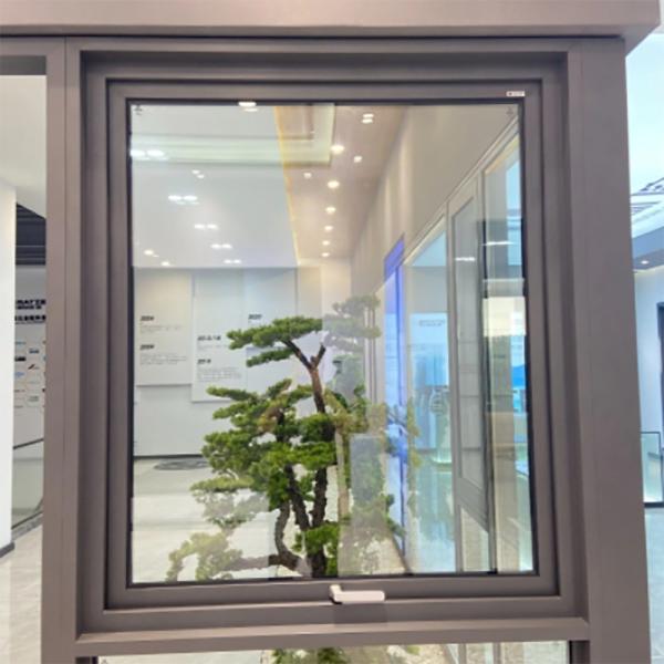 Quality Custom-Made Aluminum Top Hung Home Window with Double Glass and Level 8 Air for sale