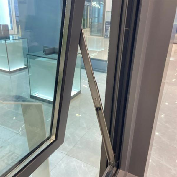 Quality Custom-Made Aluminum Top Hung Home Window with Double Glass and Level 8 Air for sale
