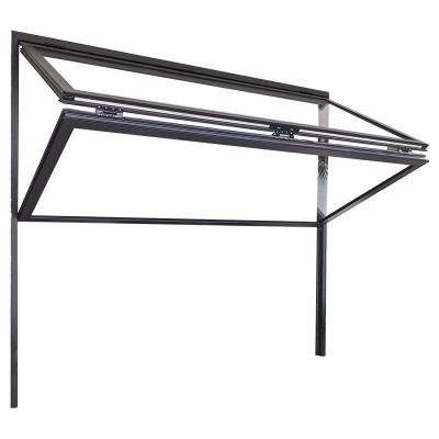 China Customizable Horizontal Opening Aluminium Kitchen Glass Windows For High End Kitchens for sale