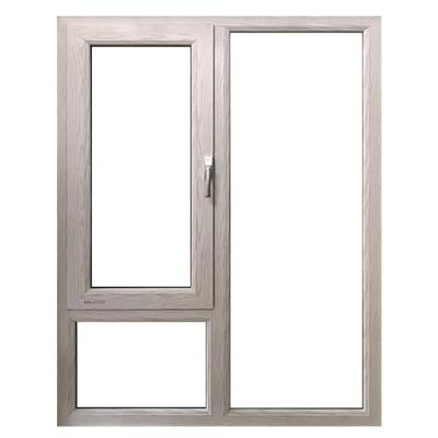 China Custom Size Thermal Break Aluminum Casement Glass Windows For Hanging Curtain Solution for sale
