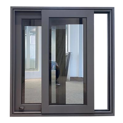 중국 현대적인 디자인 알루미늄 합금 슬라이딩 창문 저렴한 내구성 및 수평 개방 판매용