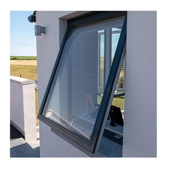 Quality Folding Screen SKATE Modern Design Double Glazed Aluminum Alloy Awning Windows for sale