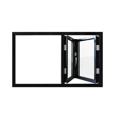 China Customized Thermal Break Aluminum Bi Folding Windows With High Strength Heat Insulation Strip for sale