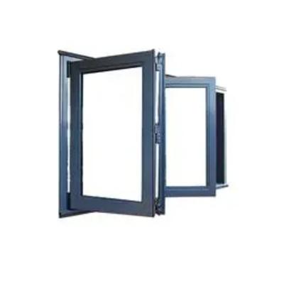 China Customized Thermal Break Aluminum Bi Folding Windows With High Strength Heat Insulation Strip for sale