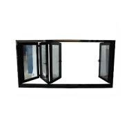 China Folding Glass Windows Customization Option Level 9 Wind Pressure Resistance for sale