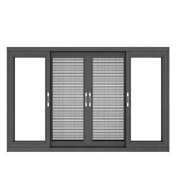 China Wärmeabbruch-Aluminium-Fensterventilator für Wohnprojekte zu verkaufen