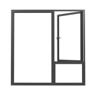 China ISO9001 Customize Fixed Glass Waterproof Awning Windows With Screen for sale