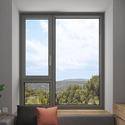 China Folding Screen Aluminum Sliding Window for Home 2.2mm Wall Thickness for sale