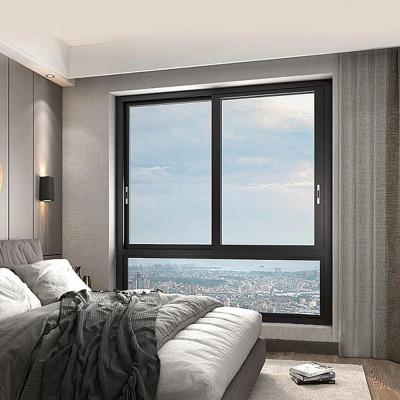 중국 현대적 디자인 에너지 효율성 이중 유리로 된 알루미늄 슬라이딩 창문 판매용