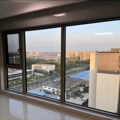 중국 현대적인 디자인 핸드 크랭크 알루미늄 캐시먼트 창문 R형 충돌 방지 코너 판매용