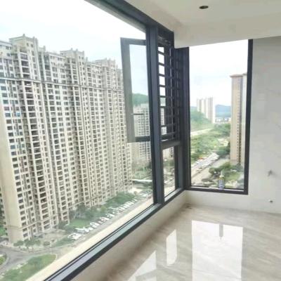 중국 현대적인 디자인 핸드 크랭크 알루미늄 캐시먼트 창문 R형 충돌 방지 코너 판매용