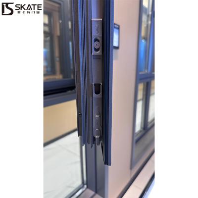 China High Quality Aluminum Tilt and Turn Casement Soundproof Window with Multi-Point Locking System for sale