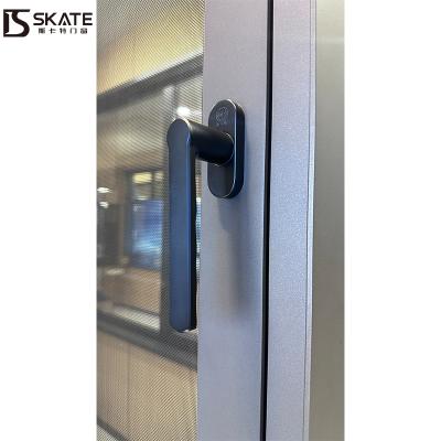 China High Quality Aluminum Tilt and Turn Casement Soundproof Window with Multi-Point Locking System for sale