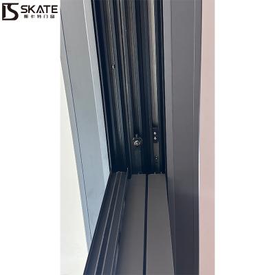 China Modern Design 3 Track Sliding Window with Handle Lock and Mesh Screen for Kitchen & Houses for sale