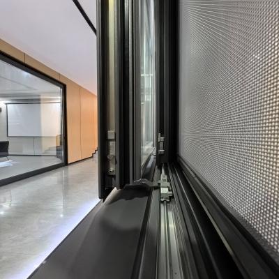 China Factory Direct Sales Double Glazed Aluminium Multi Tracks Sliding Window for Residential Project for sale