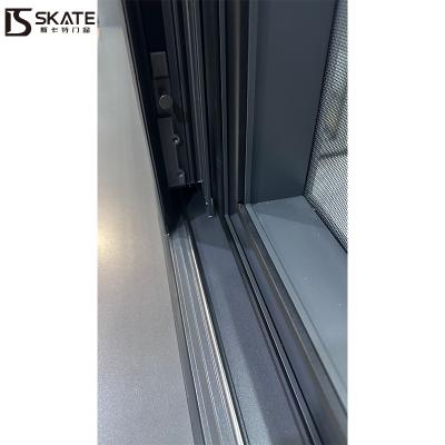 China Factory Direct Sales Double Glazed Aluminium Multi Tracks Sliding Window for Residential Project for sale