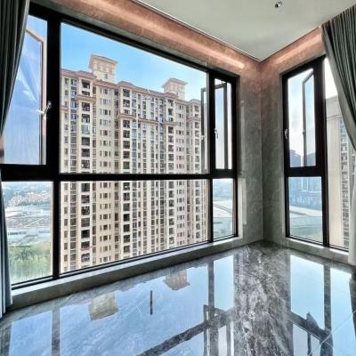 China Robust Aluminum Casement Window with Reinforced Frame and Stainless Steel Hinges for Secure Homes for sale