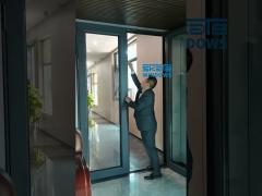 Dernière conception de portes en alliage d'aluminium avec isolation acoustique 35dB
