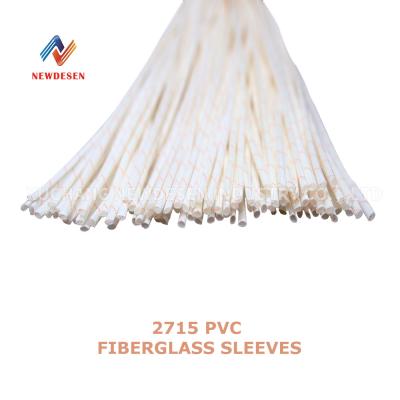 China VG201 red line of PVC insulation fiberglass sleeve for motors for sale