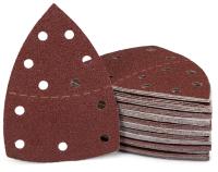 China 100pcs Triangular Sanding Pads Hook And Loop Sanding Sheet For Wood for sale