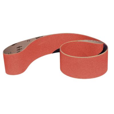 Cina Le cinghie d'insabbiamento dell'allumina del Y-peso del panno ceramico rosso del poliestere raffreddano il rivestimento stridente in vendita
