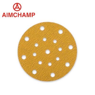 Cina Carta vetrata d'insabbiamento gialla 150mm a 6 pollici 5inch 125mm dell'ossido di alluminio dei dischi in vendita