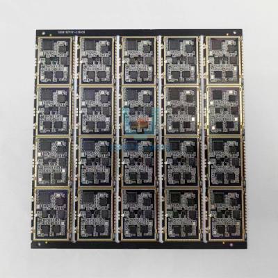 中国 片面 SMT PCB アセンブリカスタム高周波黒 Soldmask 販売のため