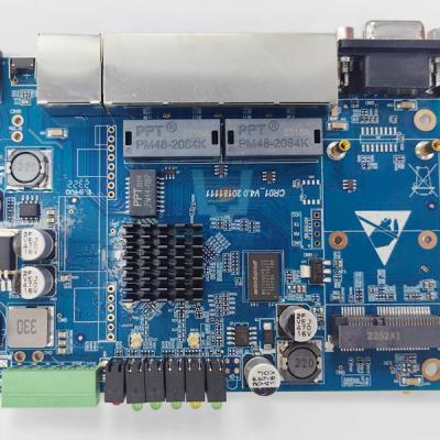 Cina IATF16949 Assemblaggio PCB di comunicazione Scheda elettronica blu in vendita