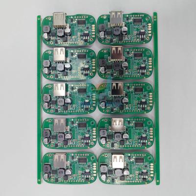Cina Assemblaggio PCB chiavi in ​​mano verde Fabbricazione di PCB multistrato a foro passante in vendita