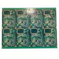 China Double Layers 8Oz Prototype PCB Assembly Black Soldmask White Silkscreen Green Surface for sale