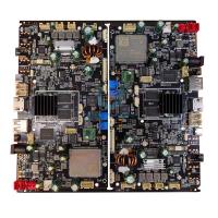 China Multi Layer Fast Prototype PCB Assembly Silkscreen Yellow With Green Solder Mask for sale