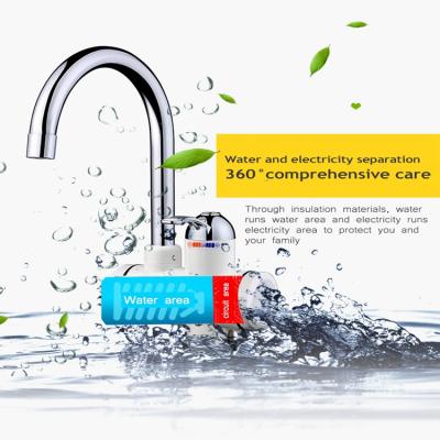 China Wall Mounted Dual Use Electric Instant Water Heating Tap 0.04-0.5MPA Lower Inlet for sale