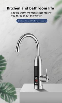 Cina Rubinetto elettrico 50HZ Ipx4 del bagno del rubinetto istantaneo dell'acqua calda dell'elemento di 304 ss in vendita