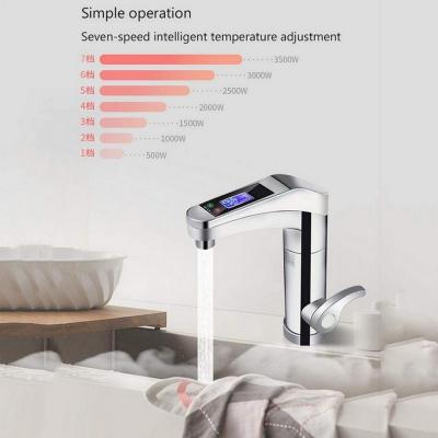 Cina Rubinetto elettrico LVD del bagno del termostato rubinetto girante della cucina da 120 gradi con 7 ingranaggi in vendita