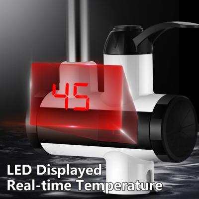 China 360 Degree Rotating Deck Mounted Heater Faucet Fast Heat Multifunction LVD for sale