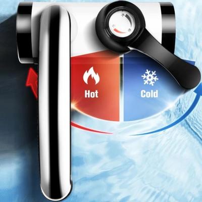 China 360 Degree Rotating Deck Mounted Heater Faucet Fast Heat Multifunction LVD for sale