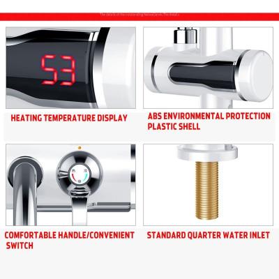 Cina Doccia elettrica elettrica istantanea Heater Faucet di Heater Tap 3000W dell'acqua dell'ABS in vendita