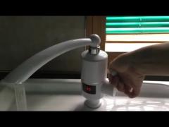 Rubinetto elettrico di comando digitale dell'esposizione di LED rubinetto LVD del bagno da 220 volt