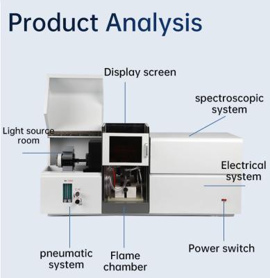 China Physical and chemical analysis equipment, flame atomic absorption flame spectrophotometer for sale