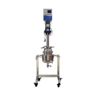 China Experiment 5 10 20 30 50 100 150 200 Liters Stainless Steel Stir Thoroughly Chemical Jacket Reactor Container Tank for sale
