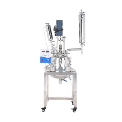 China Double-layer Stainless Steel Chemical Reaction Vessel For Laboratory High-pressure Containers  For High-pressure Experiments for sale