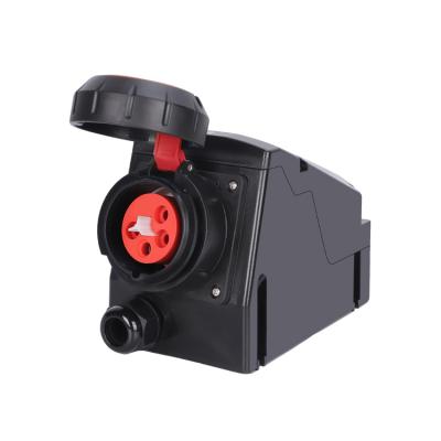 China 4 Pin Plug And Socket Oil And Gas Industrial 3p+e Waterproof 380v 3 Phase 5 Pins Explosion-proof Plug And Receptacle for sale