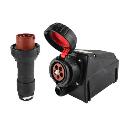 China Ip65 Waterproof Industrial Plug And Socket 4 Pin 5 Pin IP67 Explosion Proof Aviation Socket And Plug For Oil And Gas for sale