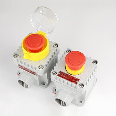 China Explosion Proof Control Button LA53-2/3 Aluminum Alloy Start Stop Switch for sale