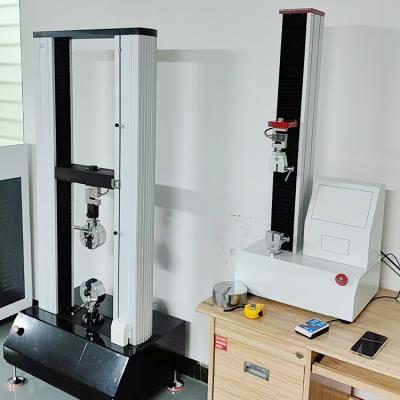 China Automatic electronic rubber general material tensile testing machine controlled by dual-arm computer, tensile strength tester for sale
